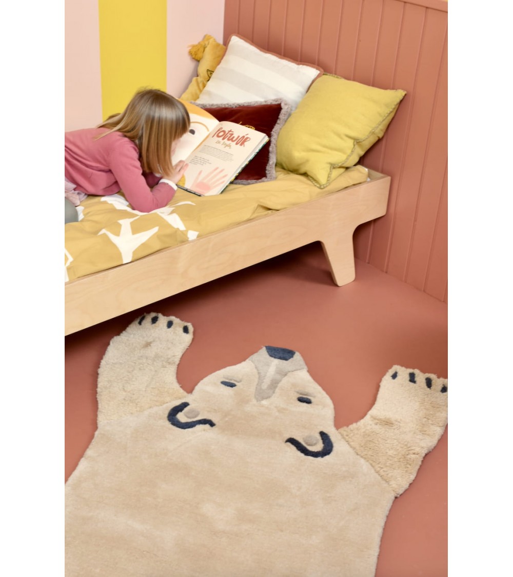 Wooden bed DREAM Light. Single bed in the Scandinavian style.