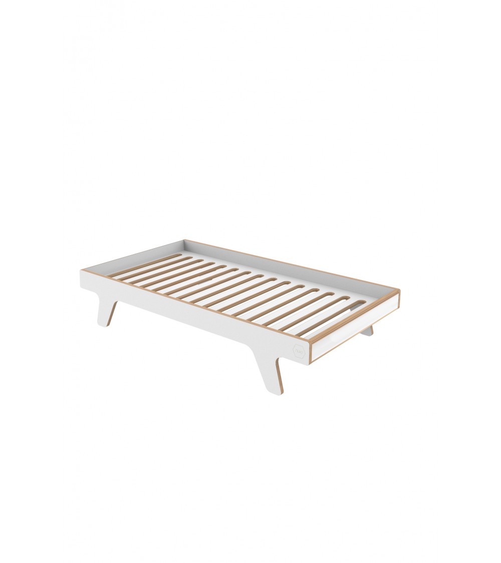 Wooden bed DREAM Light. Single bed in the Scandinavian style.
